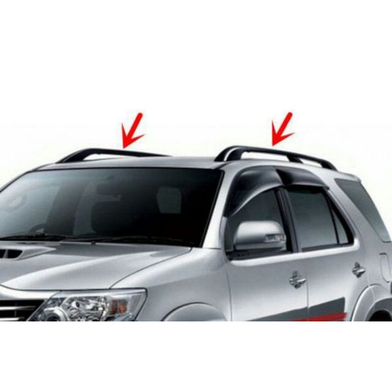 Jual roof rail mobil fortuner kaki rack di atap mobil grand fortuner ...