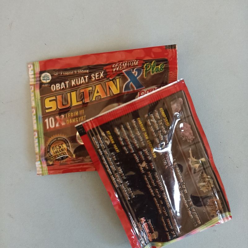Jual KAPSUL SULTAN X VITALITAS PRIA DEWASA OBAT KUAT (1 Sachet ...