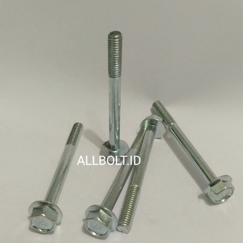 Jual Baut 10 topi baut flange bolt 10 / 6mmx60mm ( 2biji ) | Shopee ...