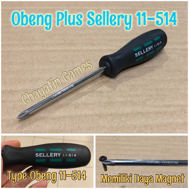 Jual Obeng Sellery Model Plus Type 11-514 Ukuran Diameter 5 mm | Shopee ...