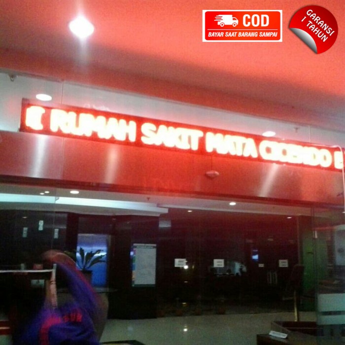 Jual PROMO Running Text. Running LED. Tulisan berjalan. Ukuran 24 cm x ...