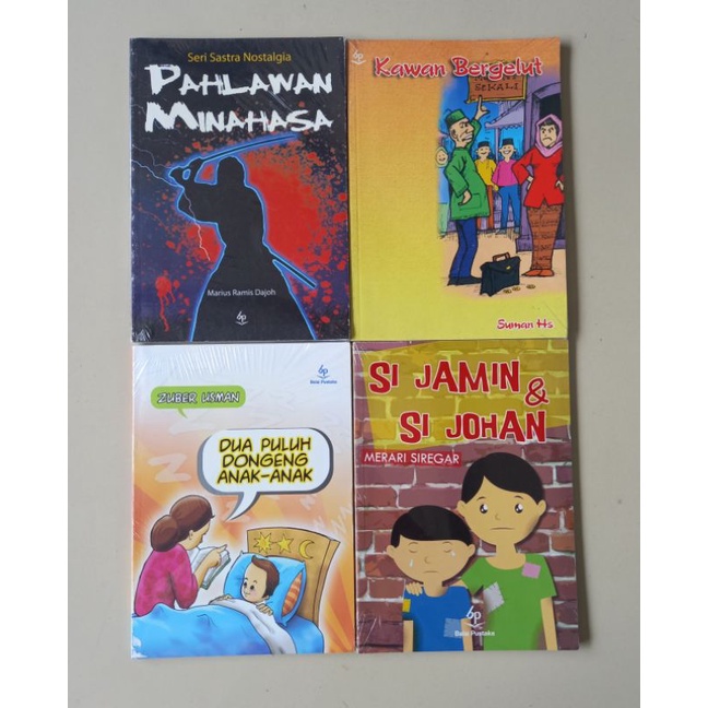 Jual NOVEL SASTRA ORIGINAL DAN CERPEN SI JAMIN&SI JOHAN DUA PULUH DONGENG ANAK ANAK KAWAN ...