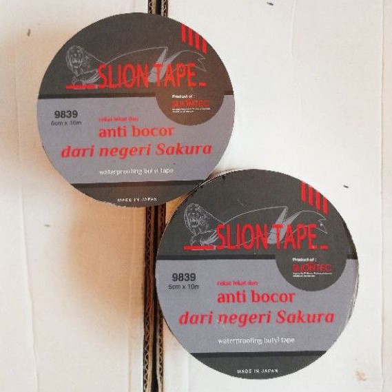 Jual Tambal Talang Genteng Slion Tape / Lem Asbes Tambal Seng Slion ...