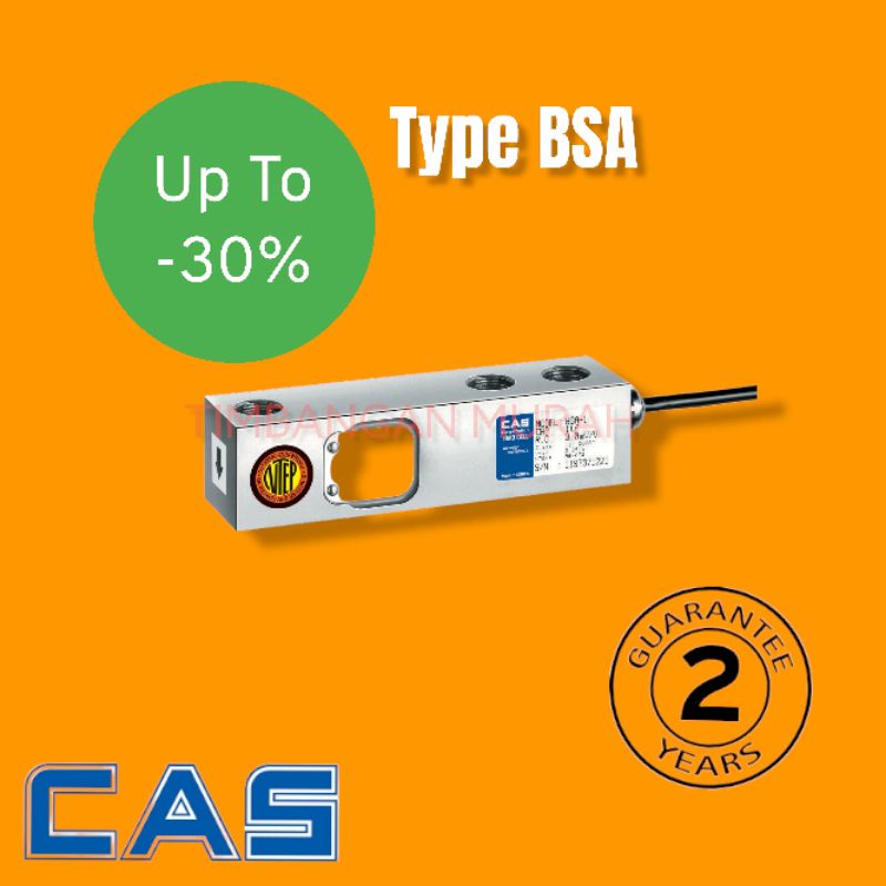 Jual Load Cell / Sensor Timbangan Digital / Alat Ukur Berat / CAS BSA 3 ...