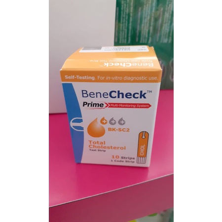 Jual BENECHECK PRIME MULTI MONITORING SISTEM TOTAL CHOLESTEROL (STRIP ...