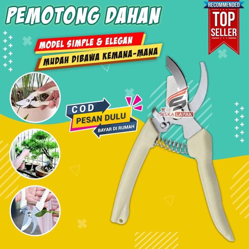 Jual [Bisa COD] Gunting Dahan Gardening Pruning Shear / Alat Pemotong ...