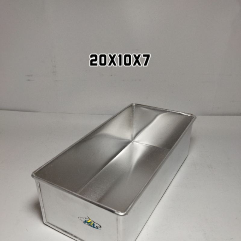 Jual Loyang roti tawar sobek, loyang persegi panjang tinggi 7 cm ukuran ...