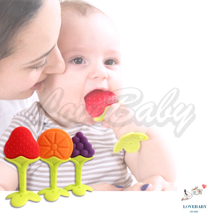 Jual MM Teether Buah / Gigitan Bayi Model Buah / Baby Tooth Teether ...