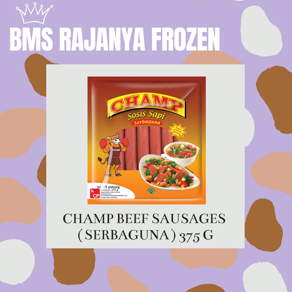 Jual CHAMP SAUSAGES BEEF SAUSAGES ( SERBAGUNA ) 375 G | Shopee Indonesia