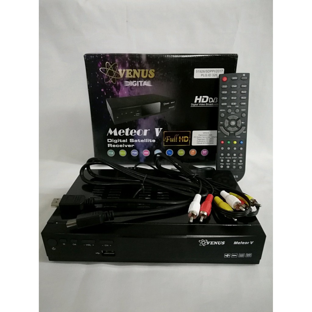 Jual Receiver Satelite Parabola Venus Meteor Full Hd Mpg4 | Shopee ...