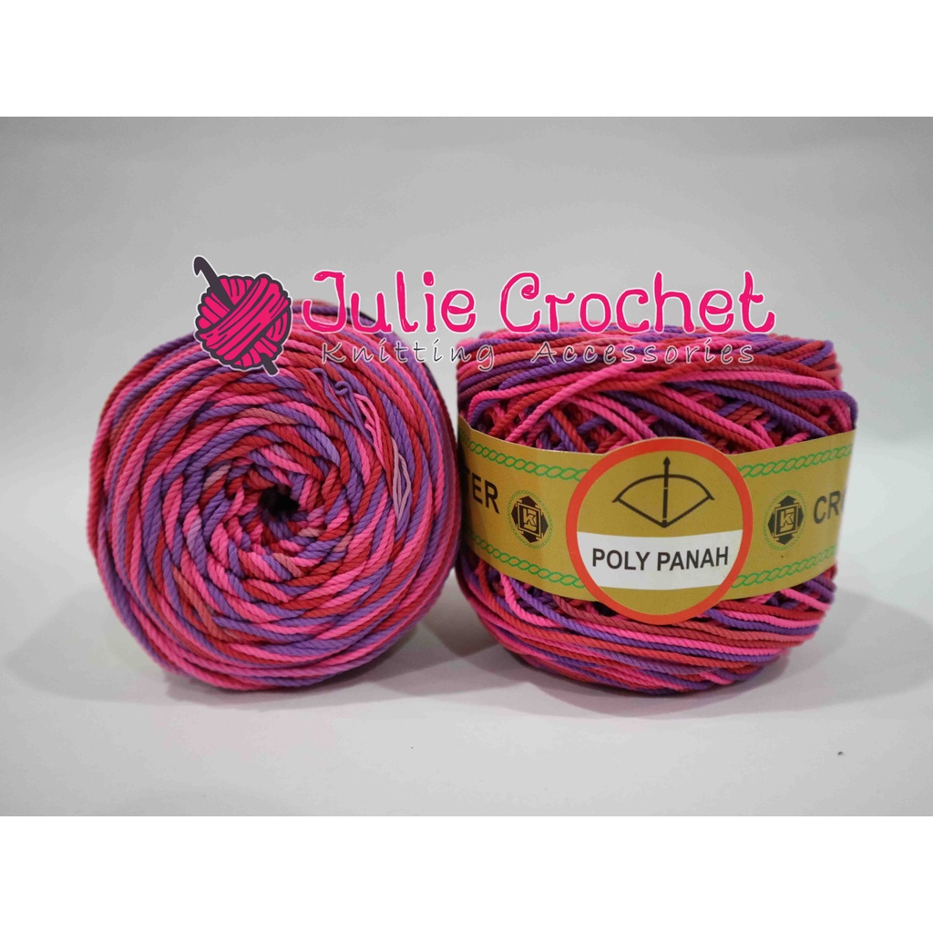 Jual Benang Rajut Poly Panah Kombinasi Warna (Ungu, Pink Muda, Pink Tua ...