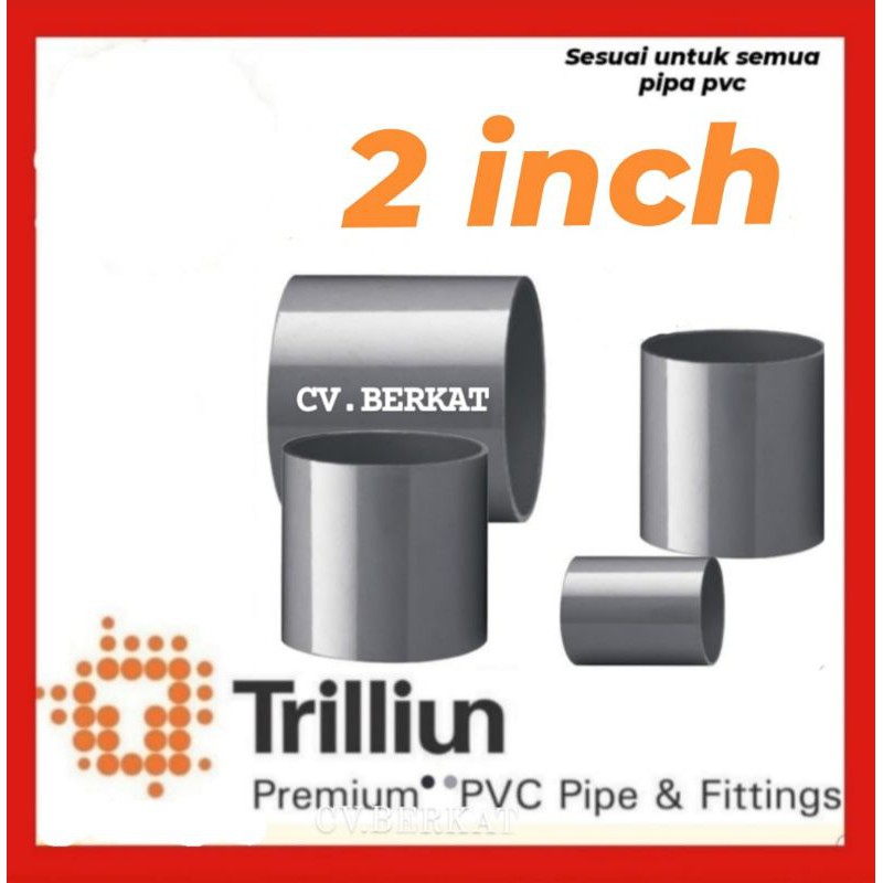 Jual Sok/Socket Pipa PVC 2" DV - Sambungan pipa sok/sock 2" DV ...