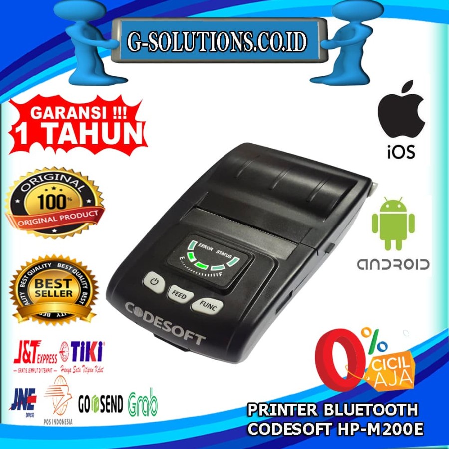 Jual Printer Bluetooth Codesoft HPM200E |Printer mobile|HPM-200E ...
