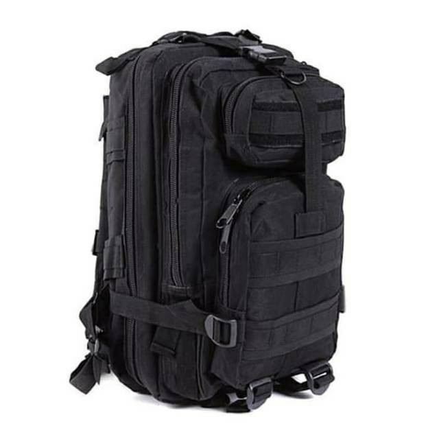 Jual Tas Tactical Ransel 3P Militer TNI / Tas Army 3P ARMY HITAM ...