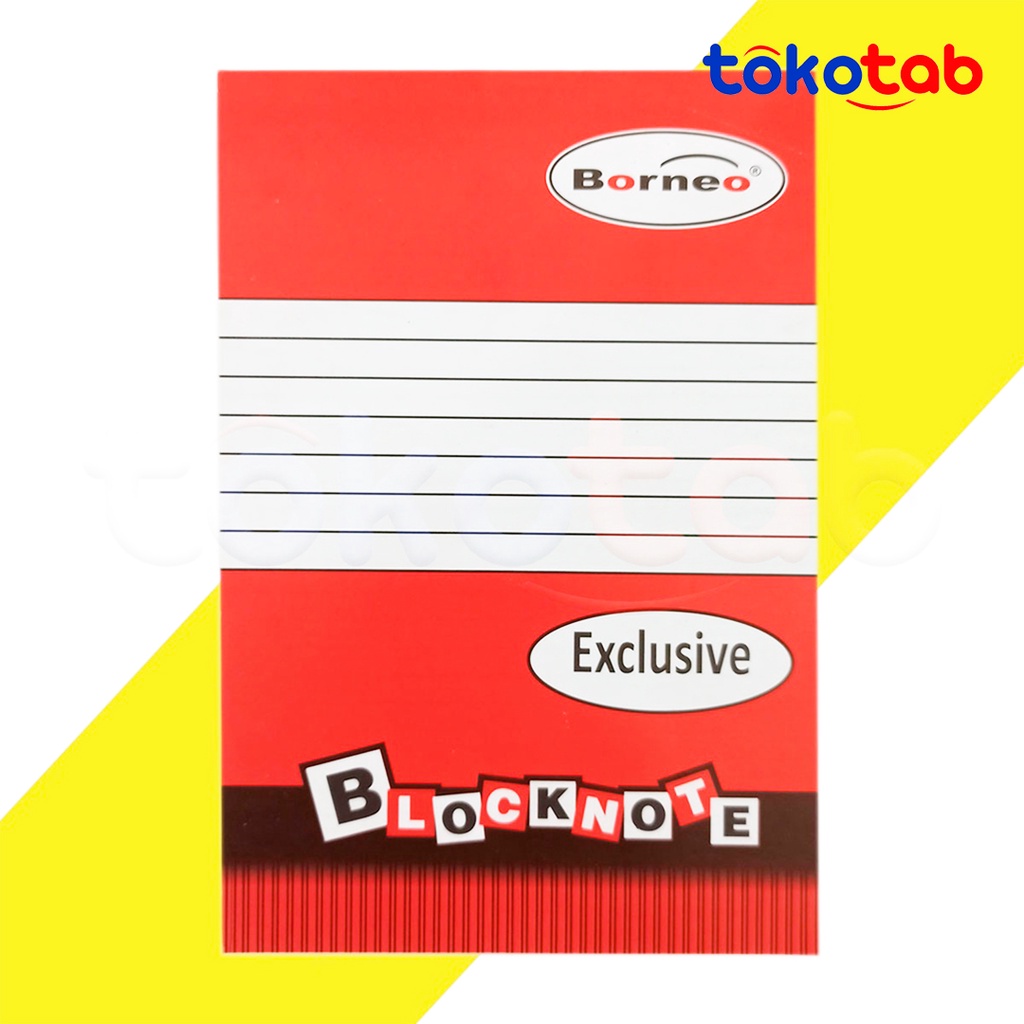 Jual Tokotab - BORNEO Block Note Garis A5 | Shopee Indonesia