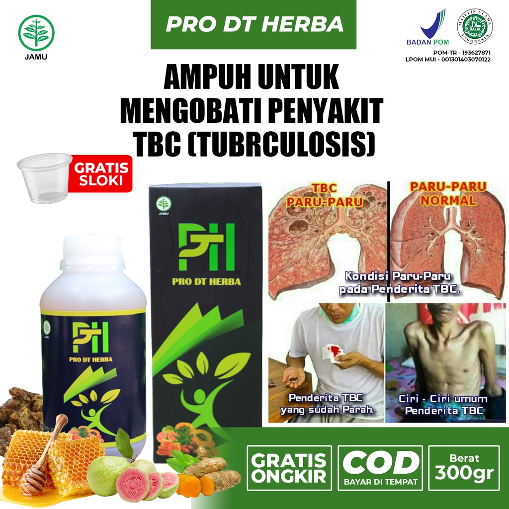 Jual Obat Tbc Paru Ampuh Bronkitis Asma Sesak Nafas Tuberculosis Batuk ...