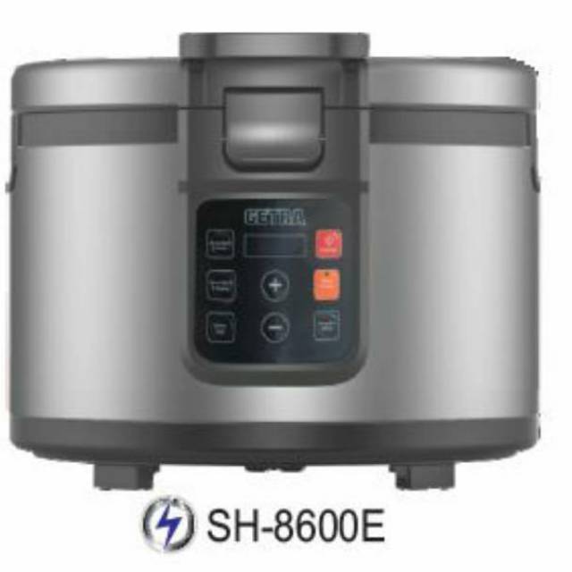 Jual GETRA SH-8600E Commercial Electric Rice Cooker / Pemasak Nasi Skala Besar Listrik | Shopee ...