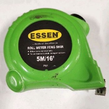 Jual meteran roll meter 5 meter ESSEN Fengsui | Shopee Indonesia