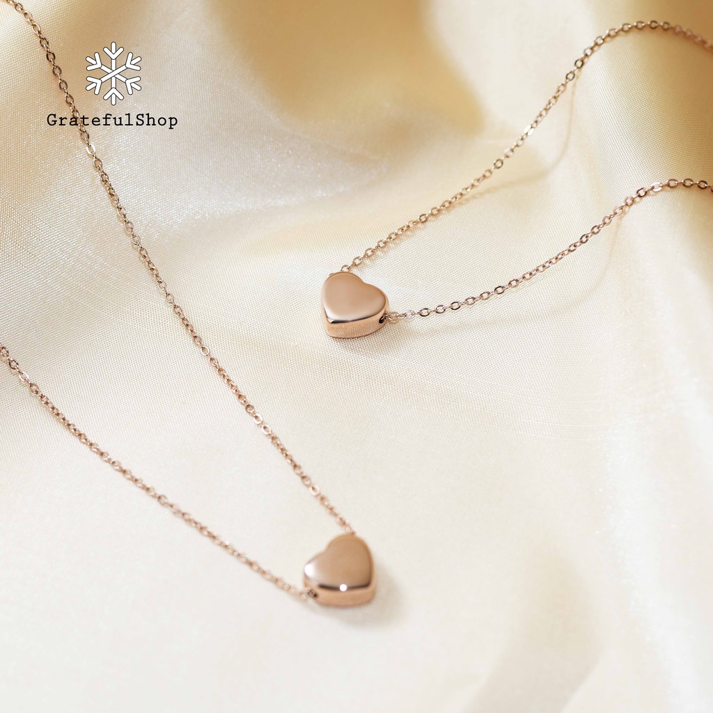 Jual Grateful - Agape Necklace Silver / Rosegold (Kalung Agape) (FREE ...