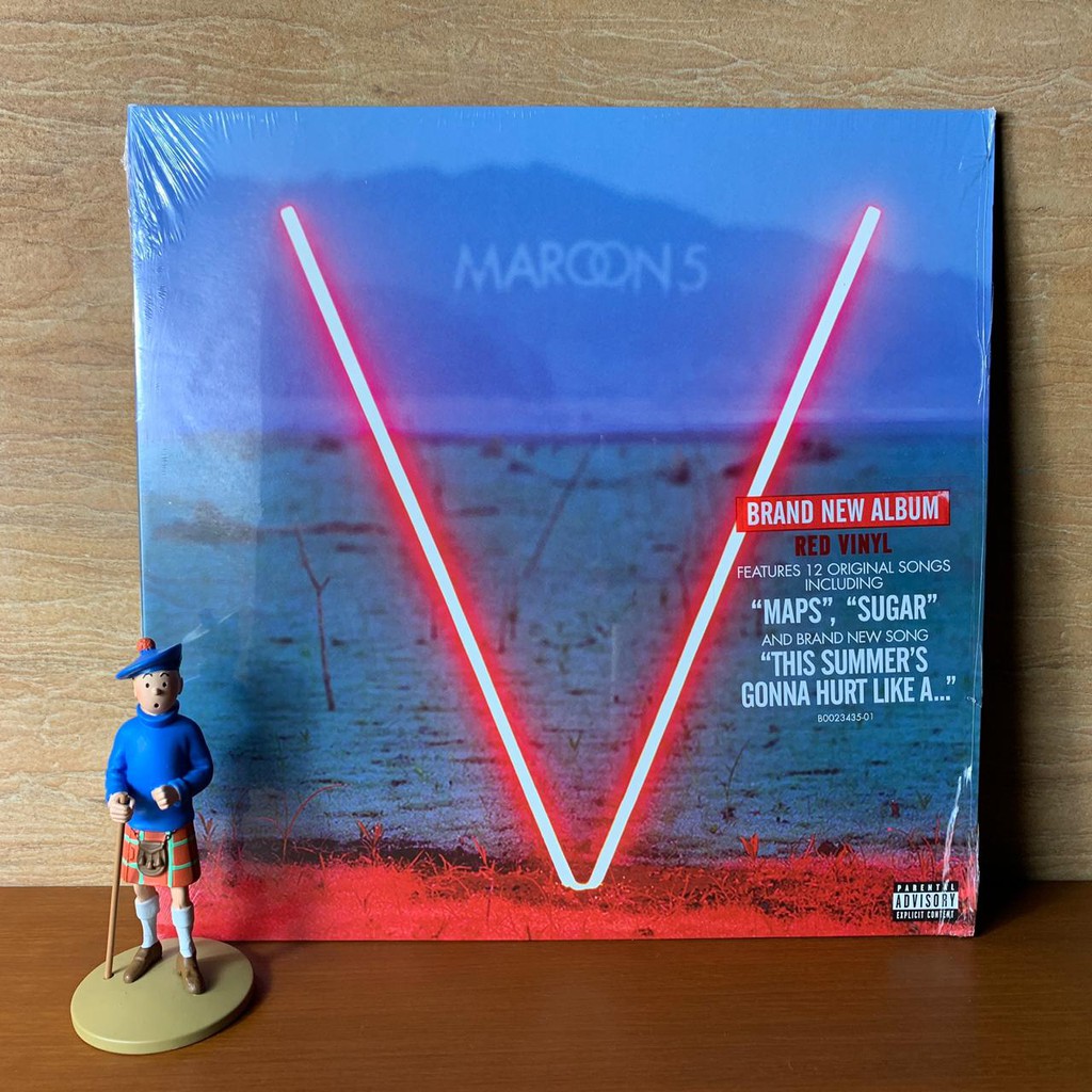 Jual PIRINGAN HITAM / VINYL MAROON 5 - V | Shopee Indonesia
