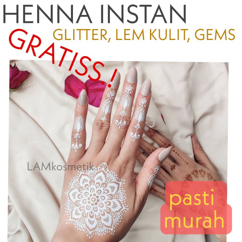 Jual HENNA INSTAN / HENNA TATTOO / HENNA NIKAH / HENNA WEDDING/ HENNA ...
