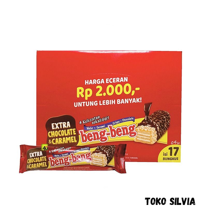 Jual BENG BENG Coklat wafer 1 Pack 425 gr (17 bungkus @ 25 gr) | Shopee ...