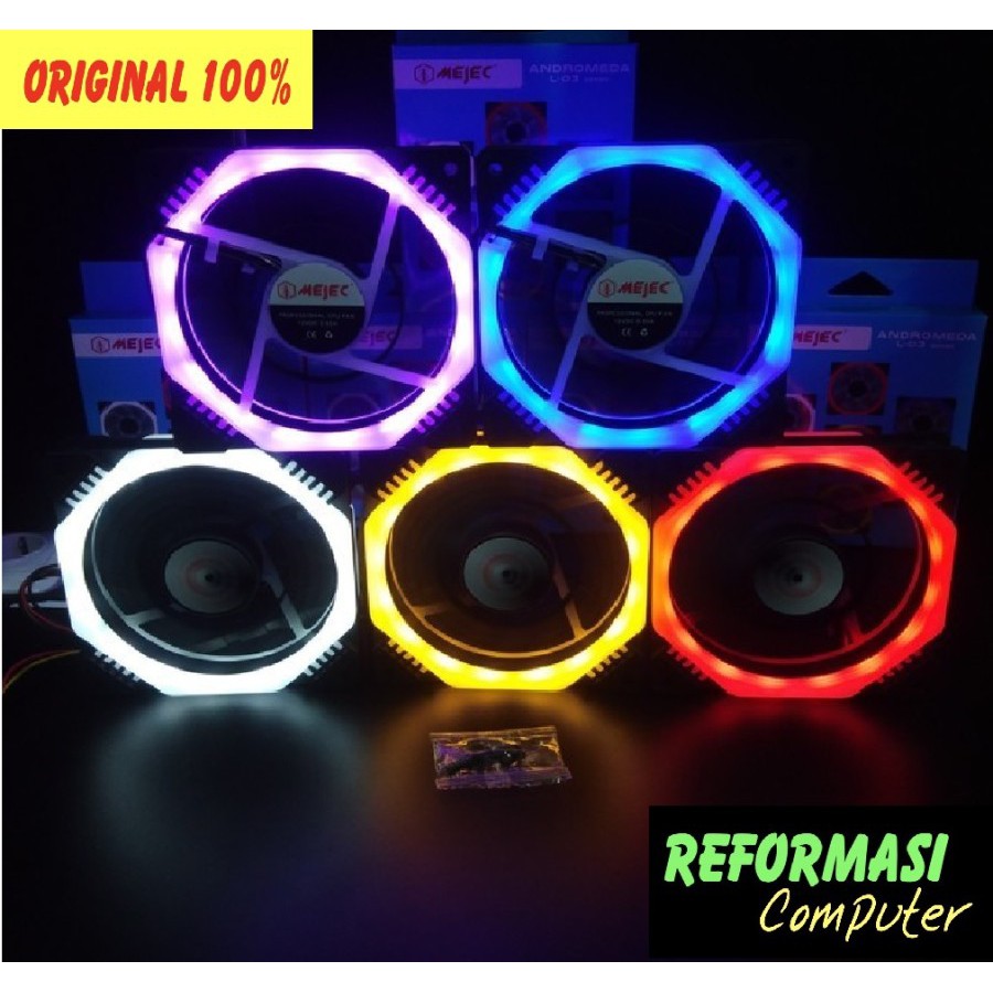 Jual Mejec Fan Casing 12Cm L-03 Andromeda Led Single | Shopee Indonesia