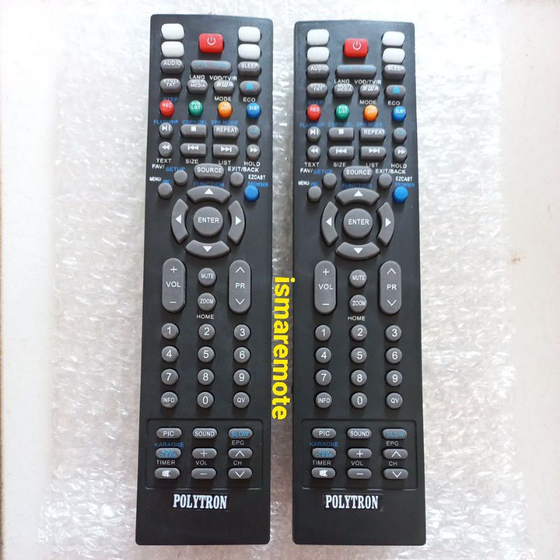 Jual Remot Remote TV Polytron LCD LED Android Smart TV 81G862 PLD ...