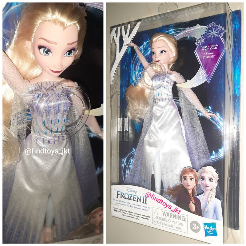 Jual Elsa singing Frozen 2 doll original Hasbro boneka Disney princess ...