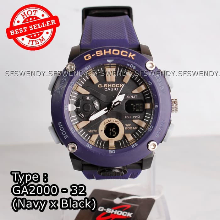 Jual G Shock GA-2000 Navy Biru dongker X Hitam Jam tangan digital pria ... Jual G Shock GA-2000 Navy Biru dongker X Hitam Jam tangan digital pria ...