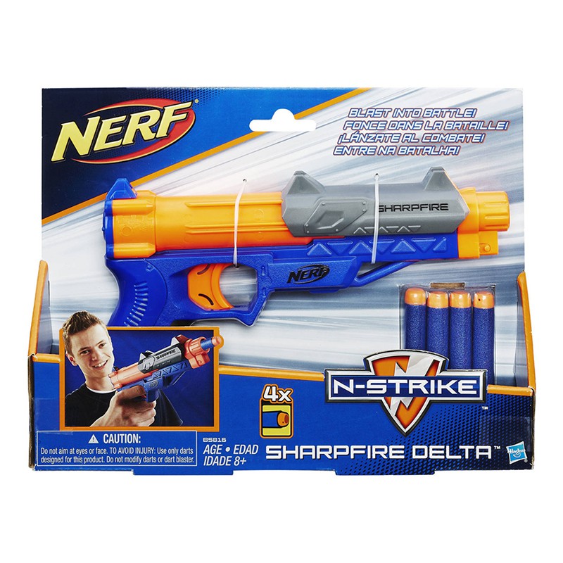 Jual Nerf N-Strike SharpFire Delta Blaster - B5816 | Shopee Indonesia