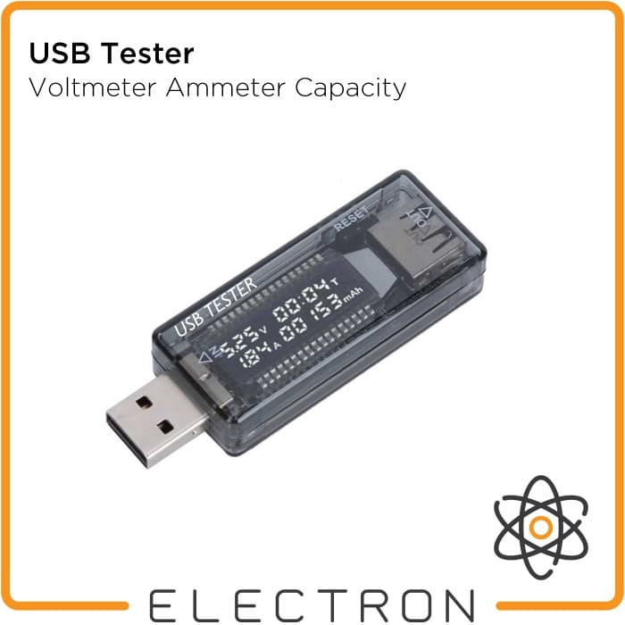 Jual USB Tester Voltmeter Ammeter Capacity Doctor Power Testing Tool ...