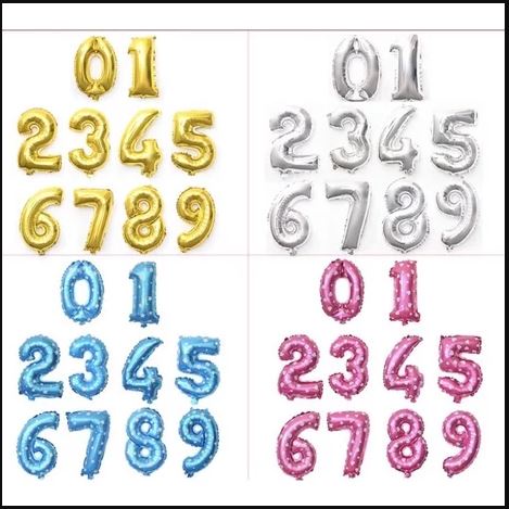 Jual BALON FOIL ANGKA 0-9 Part 5 dekorasi pesta ultah meriah | Shopee ...
