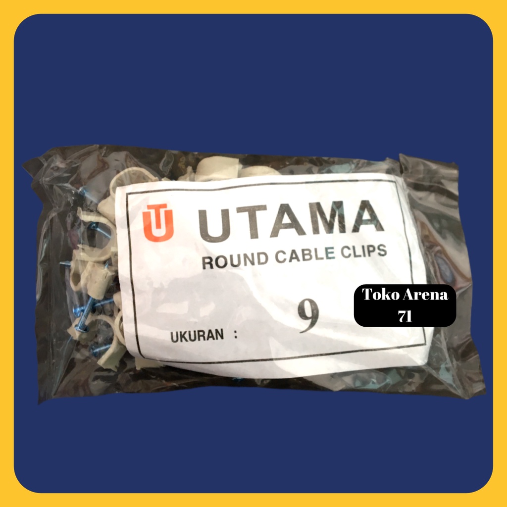 Jual Klem kabel Clip Cable kayu Klem Kabel Kayu Klem Paku Paku Klem ...