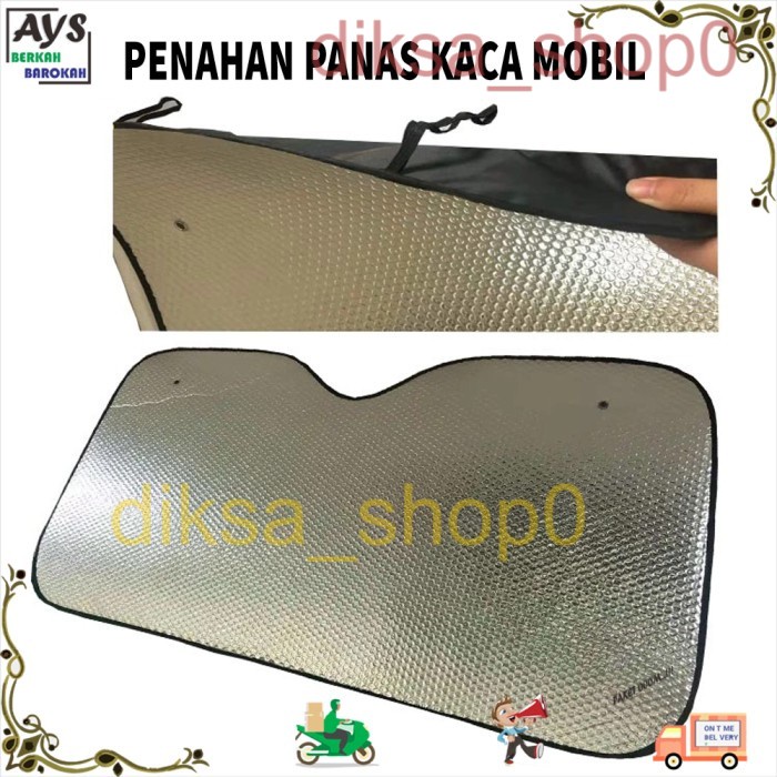 Jual Penahan panas kaca mobil cover anti panas kaca mobil pelindung ...