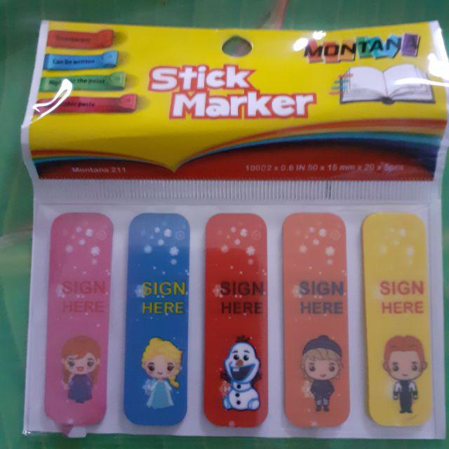 Jual Pembatas halaman buku/stick marker/memo paper | Shopee Indonesia