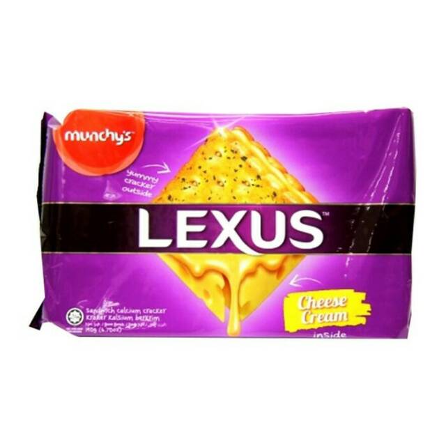 Jual Lexus keju munchys lexus cream cheese crackers kreker isi krim ...