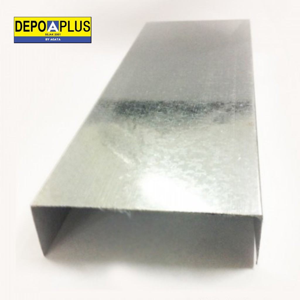 Jual U Runner 76 partisi rangka metal plafon gypsum gipsum | Shopee ...