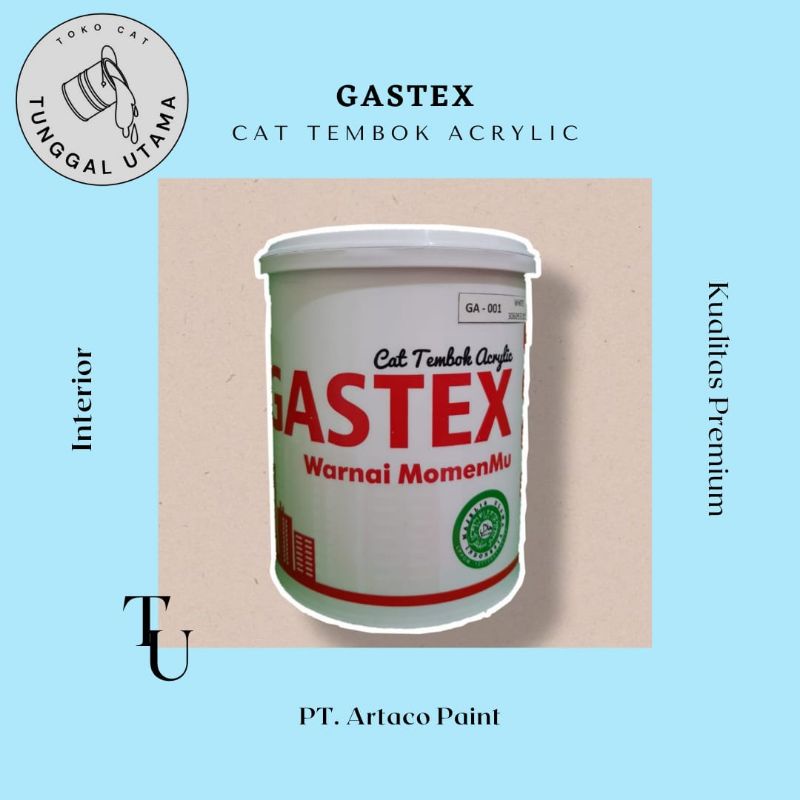 Jual CAT TEMBOK GASTEX GALON 5kg | Shopee Indonesia
