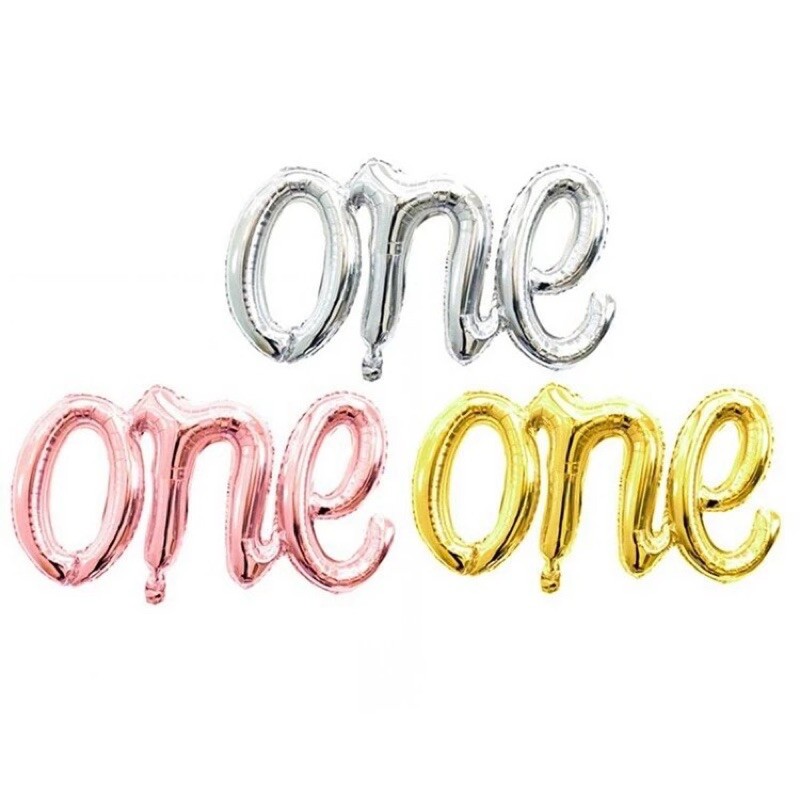 Jual Balon huruf Foil One Sambung 107x50cm | Shopee Indonesia