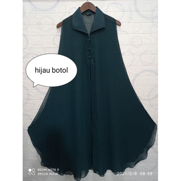 Jual Outer Cardigan Ceruti Hijau Botol | Shopee Indonesia