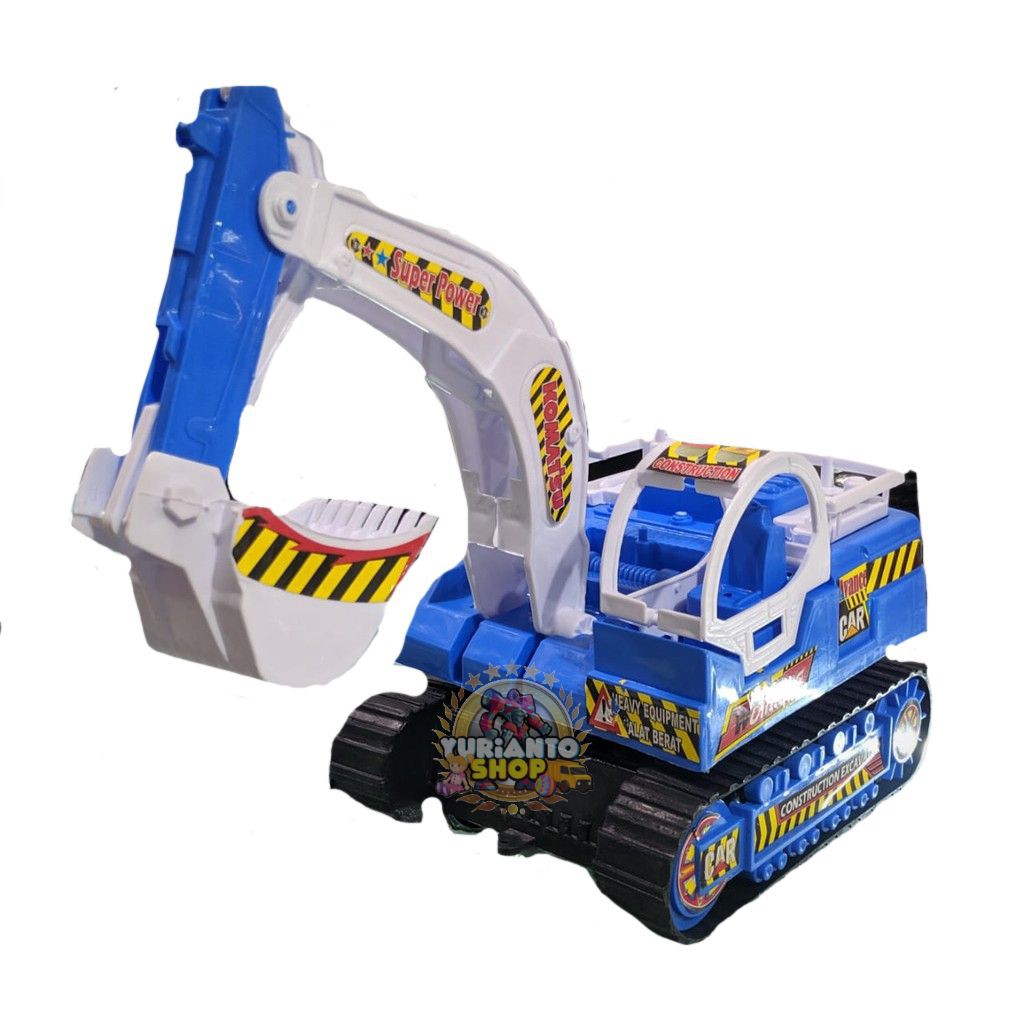 Jual Mainan Anak Bego Keruk Excavator Mini Plastik Dorong St 2119 ...