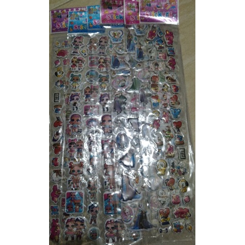 Jual stickers mainan panjang isi 20pcs | Shopee Indonesia