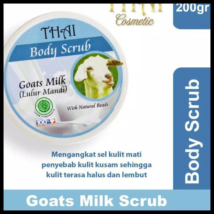 Jual THAI BODY SRUB GOATS MILK 200GR | Shopee Indonesia