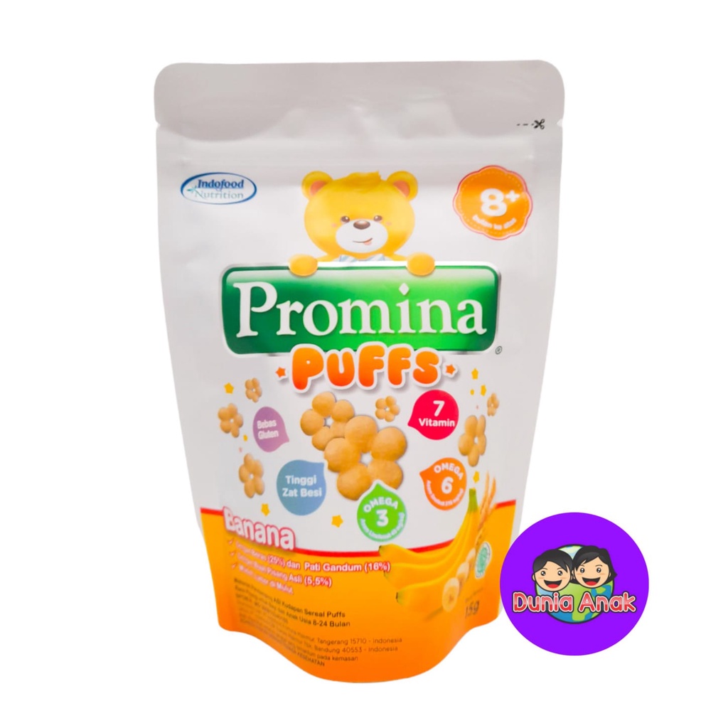 Jual Promina Puff Snack Bayi 15 Gr/Promina Puffs 15Gr 8+ Banana ...
