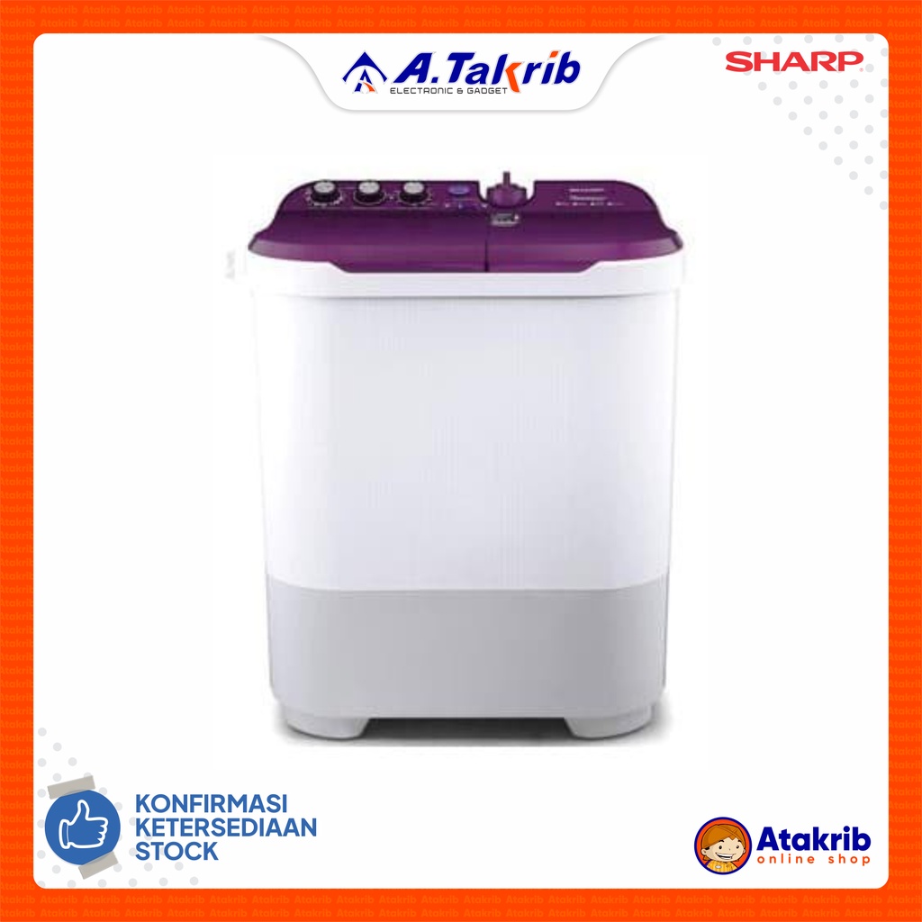 Jual SHARP SEMI AUTO 2 TB ES-T1090-VK 10KG | Shopee Indonesia