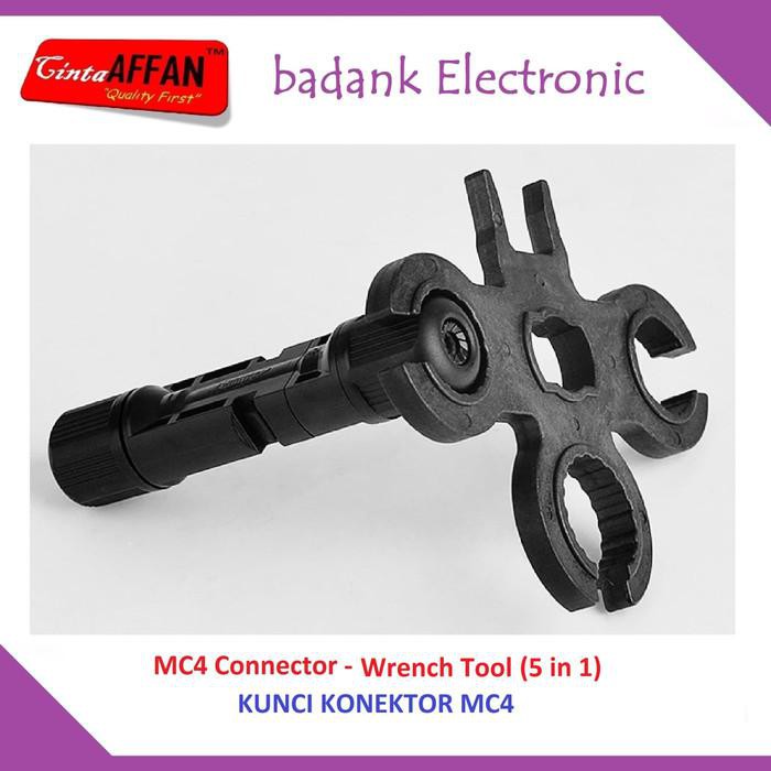 Jual Mc4 Connector Wrench Tool (5 In 1) Kunci Mc-4 Solar Panel Surya ...