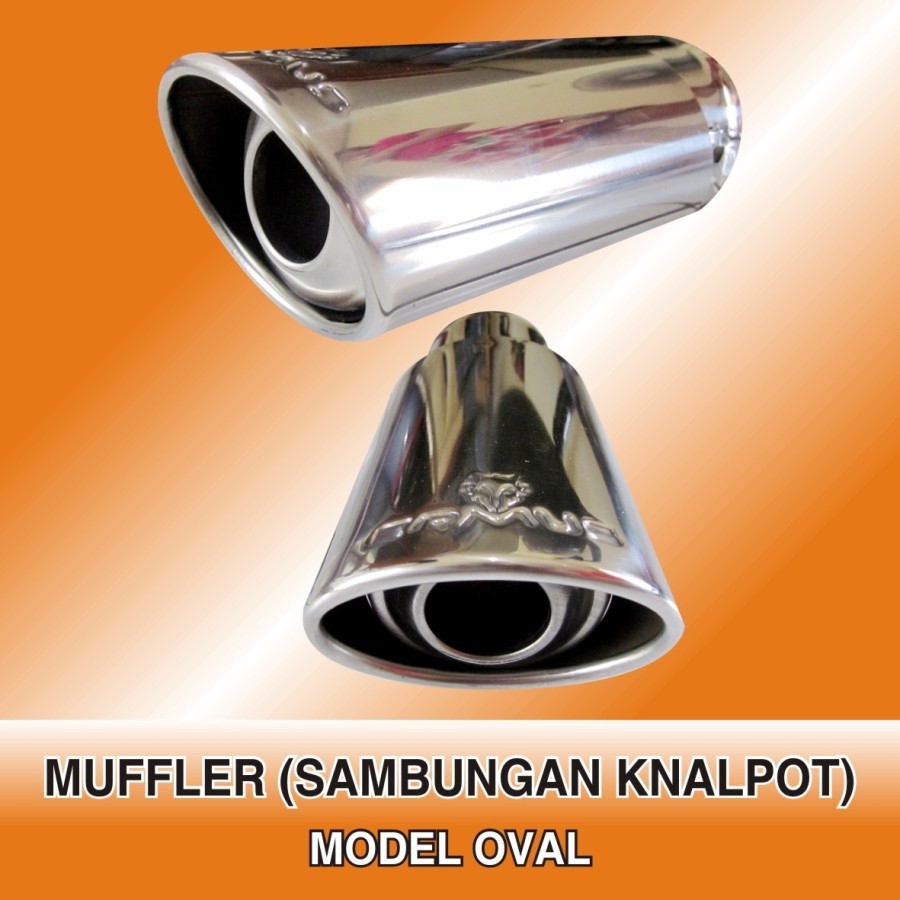 Jual MUFFLER Sambungan Knalpot - Model OVAL | Shopee Indonesia