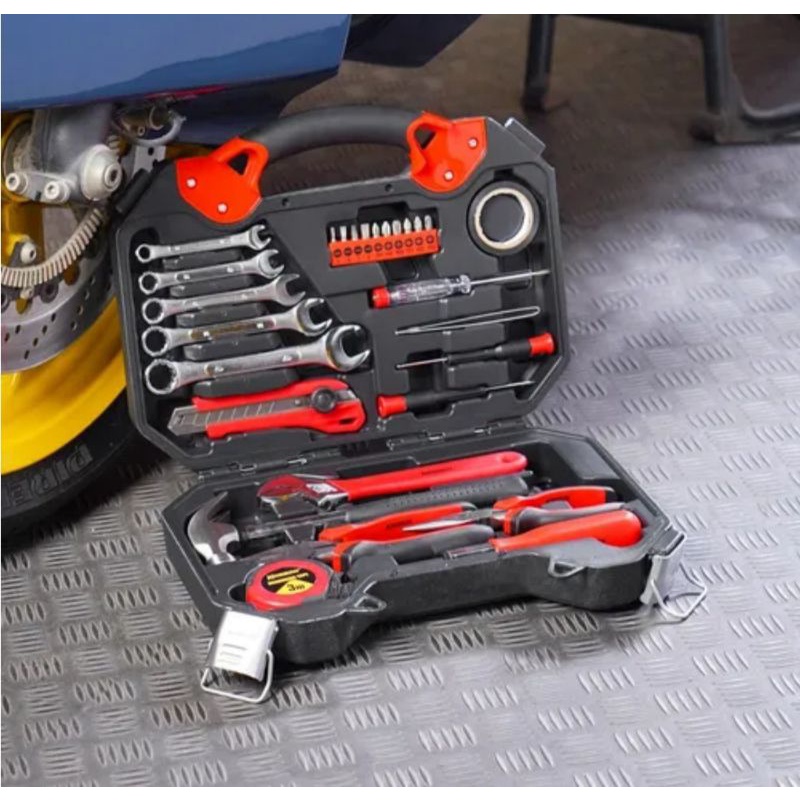 Jual Krisbow mechanic tool kit / set perkakas mekanik dengan kotak 28 ...