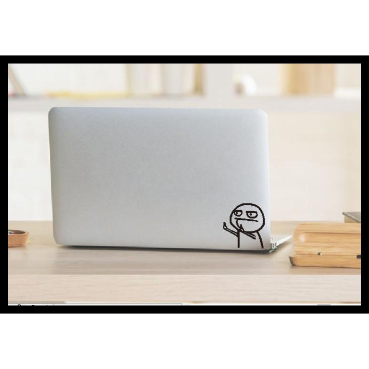 Jual Stiker Tangan Meme Jari Tengah Skin Laptop Helm Hp Motor Mobil